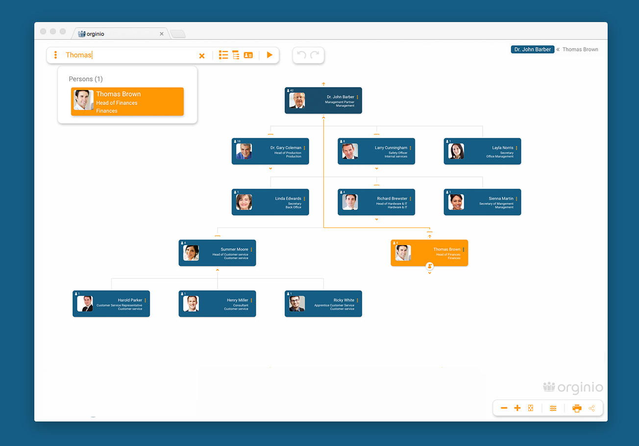 Create organizational charts online - orginio.com